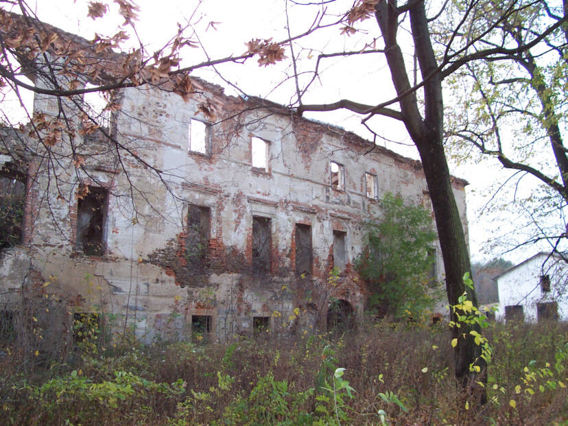 Rudnica – ruiny renesansowego zamku przebudowanego na klasycystyczny ...