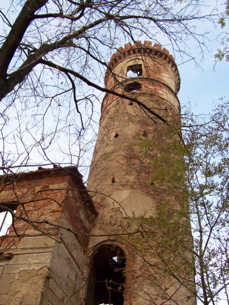 Rudnica – ruiny renesansowego zamku przebudowanego na klasycystyczny ...