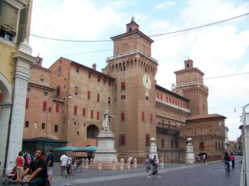 Włochy – Ferrara – miasto książąt d’Este « Zamki Rotmanka